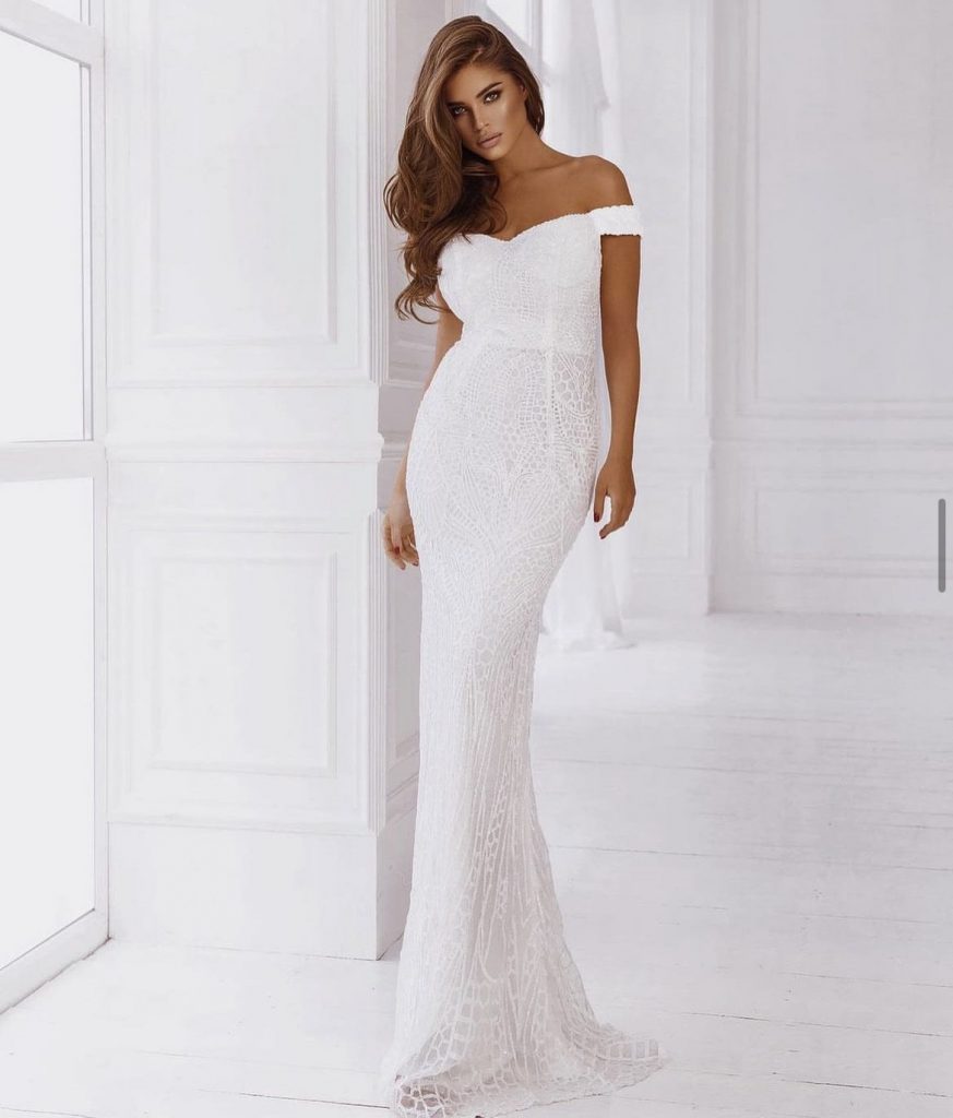 Robe blanche simple – Tendress Shop